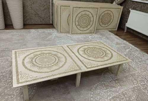 Жер стол, низкий стол,кыргызский стол,хонтохта