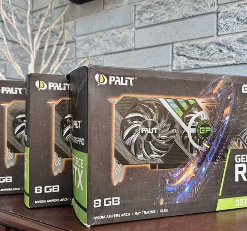 Видеокарта Rtx 3070 ti 8GB Palit Gaming Pro/Пломба