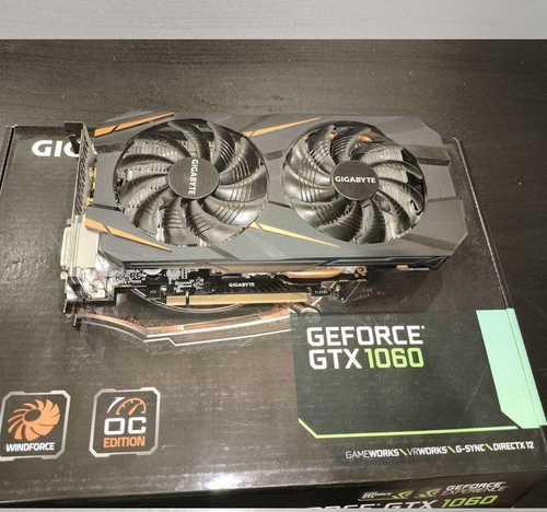 Видеокарта gtx 1060 3gb gigabyte