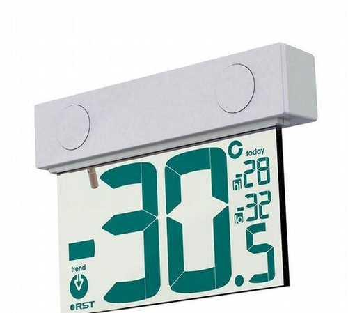Цифровой оконный термометр на липучке