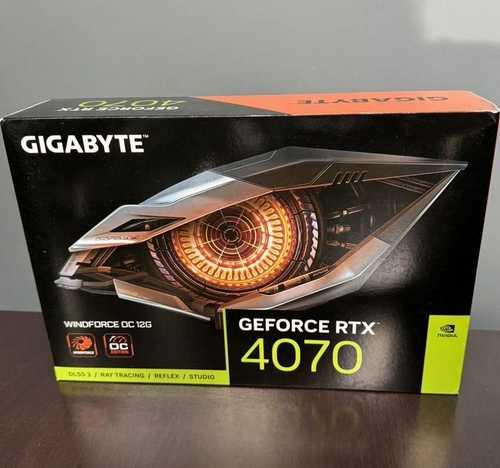 Видеокарта gigabyte GeForce RTX 4070 windforce OC