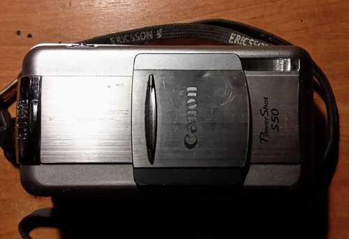 Фотоаппарат мыльница Canon S50