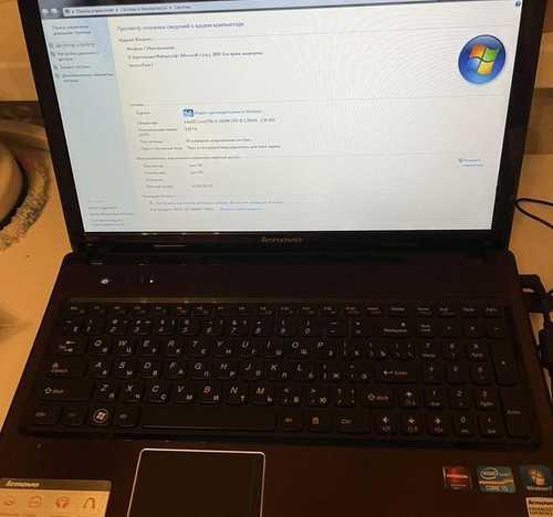 Ноутбук Lenovo G570-20079 intel i5, SSD 128Gb