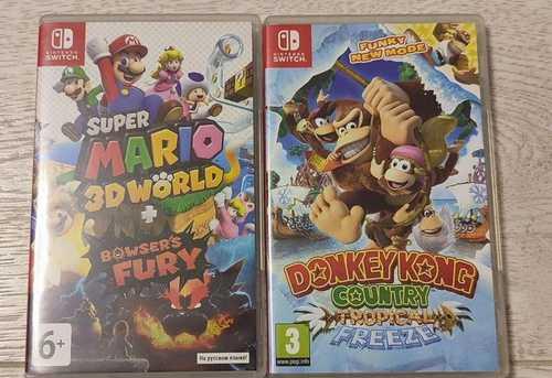 Super Mario 3D world и Donkey Kong Country