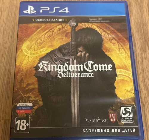 Видеоигра Kingdom Come Deliverance для PS 4