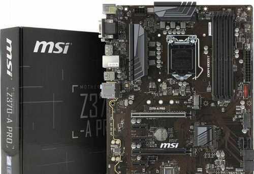 Материнская плата Z370 MSI Sli