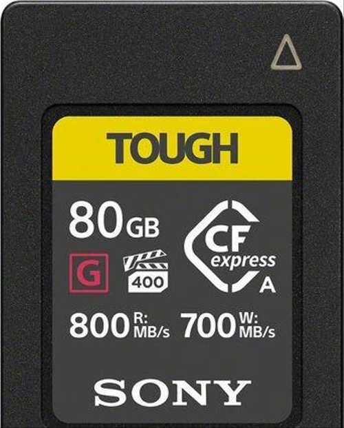 Карта памяти Sony CFexpress Type A Tough 80 гб