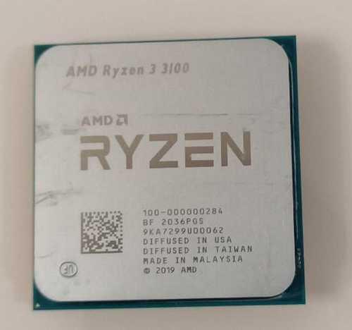 Процессор ryzen 3 3100