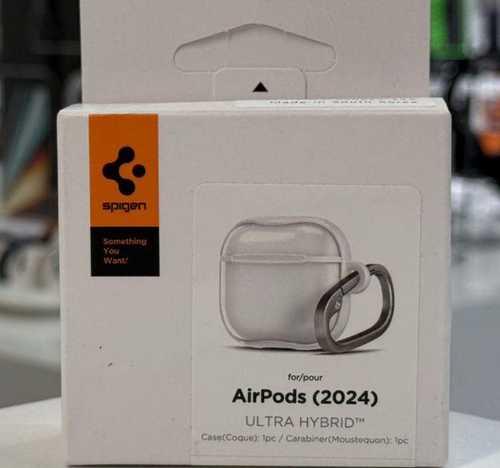 Чехол Spigen Ultra Hybrid для Airpods 4 (White)