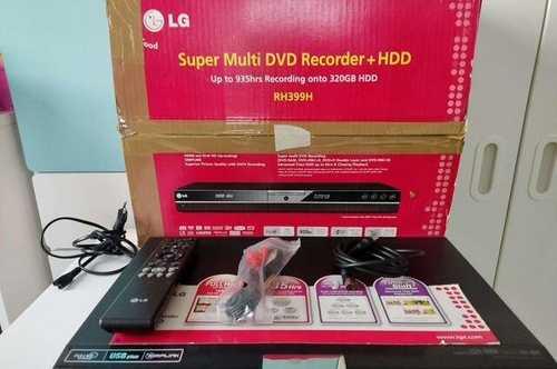 Dvd hdd рекордер lg rh399h, 320 gb