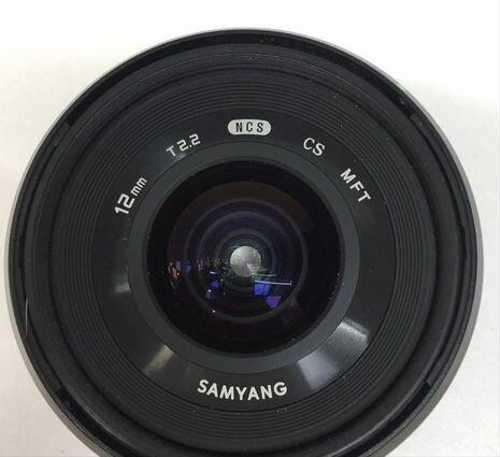 Объектив, Samyang 12mm T2.2 Cine Micro 4/3