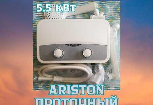 Проточный водонагреватель Ariston 5.5 квт