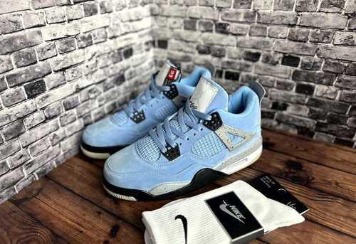 Кроссовки Nike Air Jordan 4 Retro Голубые