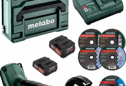 Аккумуляторная ушм metabo powermaxx cc 12 bl 60034