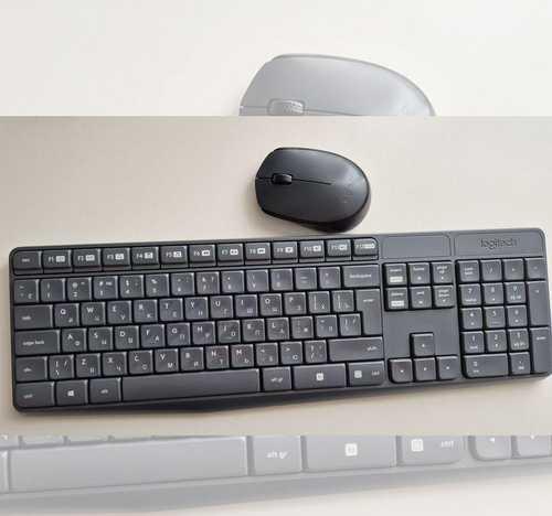 Беспроводная клавиатура и мышь logitech k235