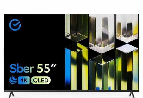 Телевизор sber 55" 4K qled
