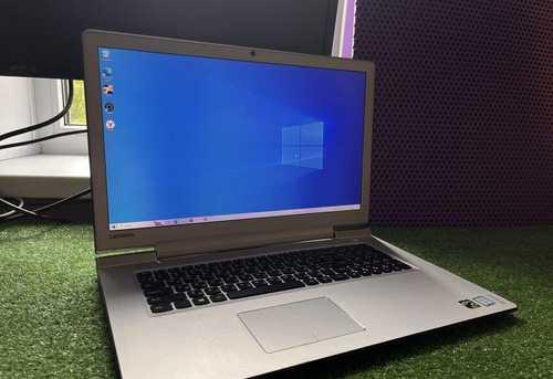 Игровой ноутбук 17.3" Lenovo IdeaPad 700-17ISK, 256 ГБ, Core i7-6700HQ, RAM 8 ГБ, GeForce GTX 950M 4 ГБ