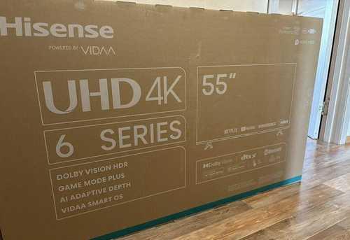 Новый телевизор Hisense 55A6K, 55" UHD 4K