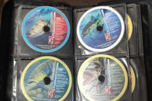 DVD диски "Рыбачье с нами" и "Рыбалка на Руси"