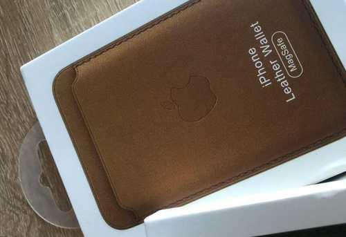 Картхолдер apple leather wallet magsafe