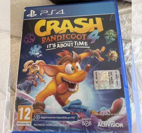 Диск на sony ps 4. Crash