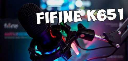 Новый игровой микрофон fifine K651 Amplirocket