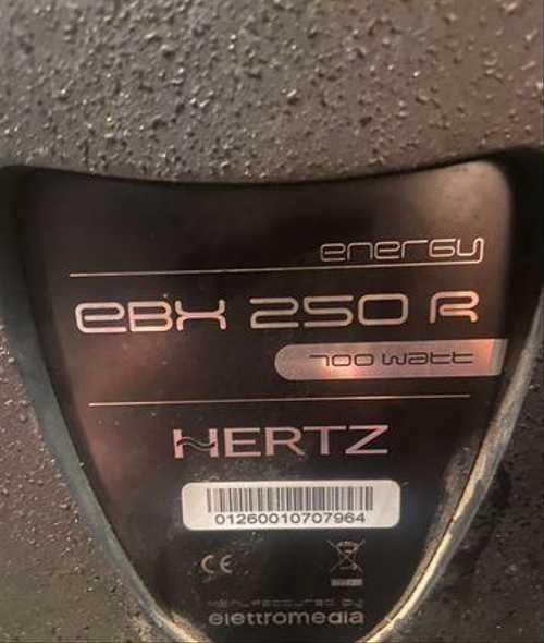 Сабвуфер Hertz EBX 250 R