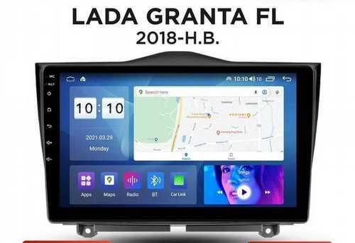 Магнитола 8ядер 4G qled LADA Granta FL 2018+