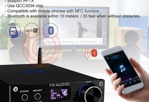 Стерео усилитель D класса FX-Audio D802c Pro