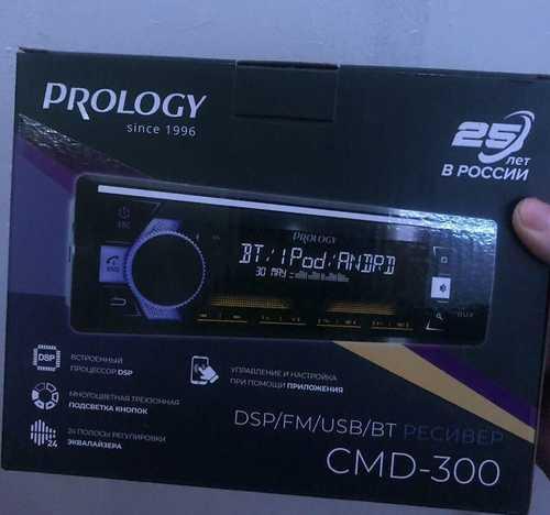 Процессорная магнитола 1 din prology cmd 300