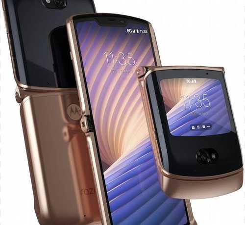 Смартфон Motorola Razr 5G 8/256GB золотой