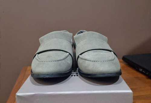 Туфли из нубука 36 размер paolo conte серого цвета