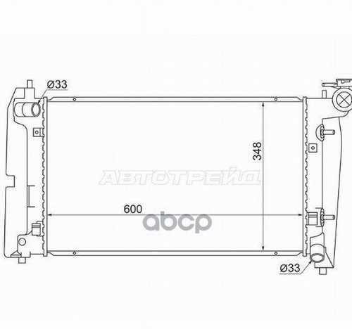 Радиатор SG-TY0001-120-R Sat