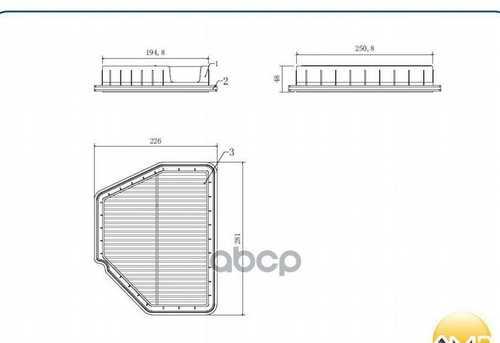 Фильтр воздушный amdfa48 amdfa48 AMD