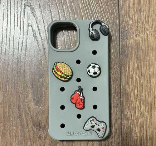 Чехол Crocs на iPhone 13 от Yam Case