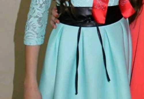 Платье бирюзовое на девочку