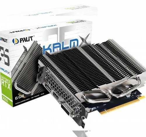 Новая видеокарта Palit RTX 3050 KalmX 6GB