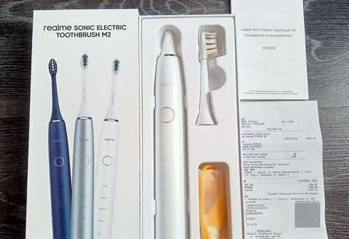 Электрическая зубная щетка realme m2 на гарантии