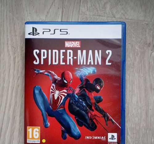 Человек паук 2 ps5 диск бу