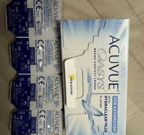 Линзы acuvue oasys for astigmatism