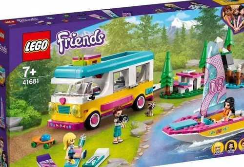 Lego friends "Лесной дом на колесах и парусная