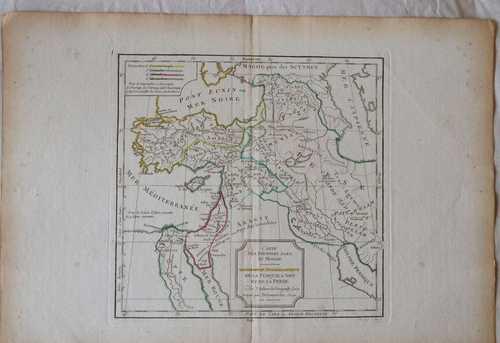 Карта 1806 г. - Турция, Армения, Грузия, Иран