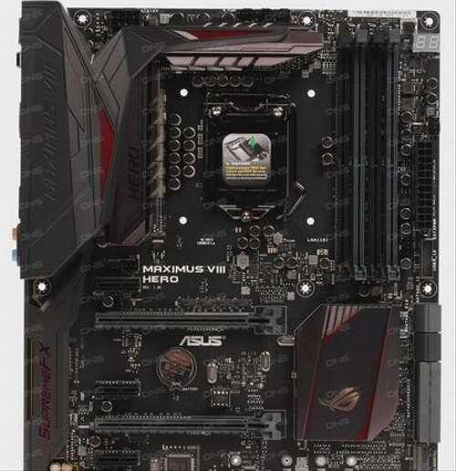 Материнская плата asus maximus viii hero 1151v1