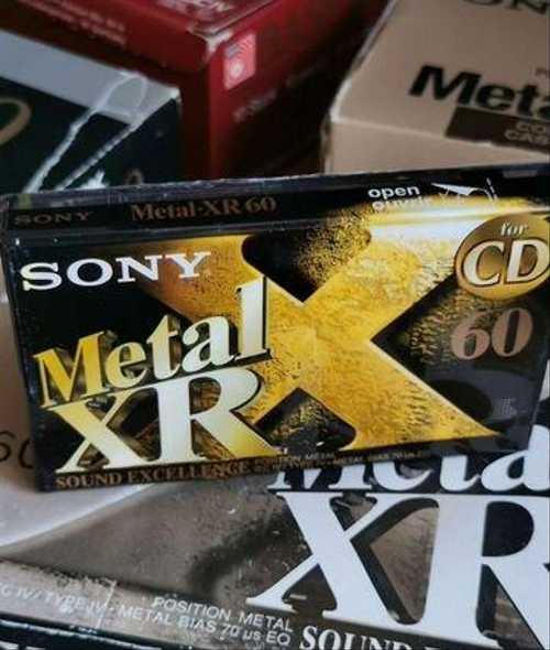 Аудиокассета новая sony metal xr60