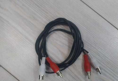 Кабель 2 rca на 2 rca 150см колокольчики