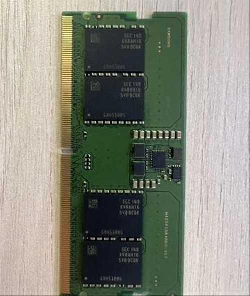 Оперативная память Samsung 8 гб DDR5 для ноутбука