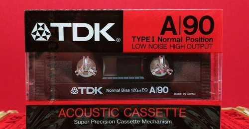 Аудиокассеты TDK A-90 1987 с записью в идеале