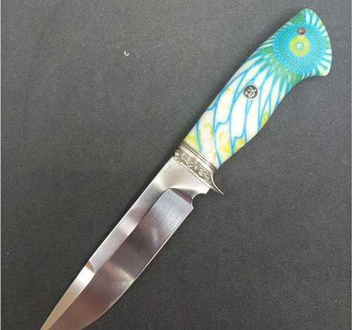 Нож ручной работы из стали K340