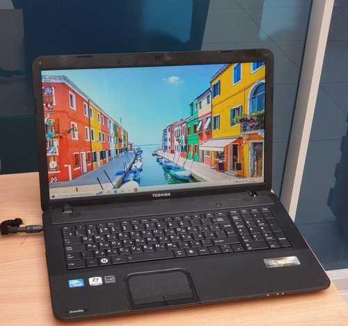 Ноутбук с большим экраном 17" 2,4ггц, 8Gb, SSD