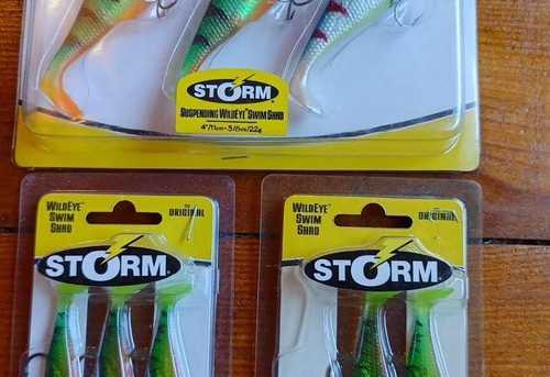 Крючки и приманки Storm, Narval, Akara и др